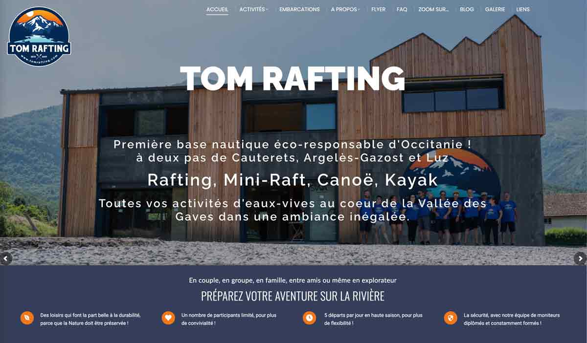Numéro 1 du Rafting en Vallée des Gaves, Hautes-Pyrénées | Cauterets ...