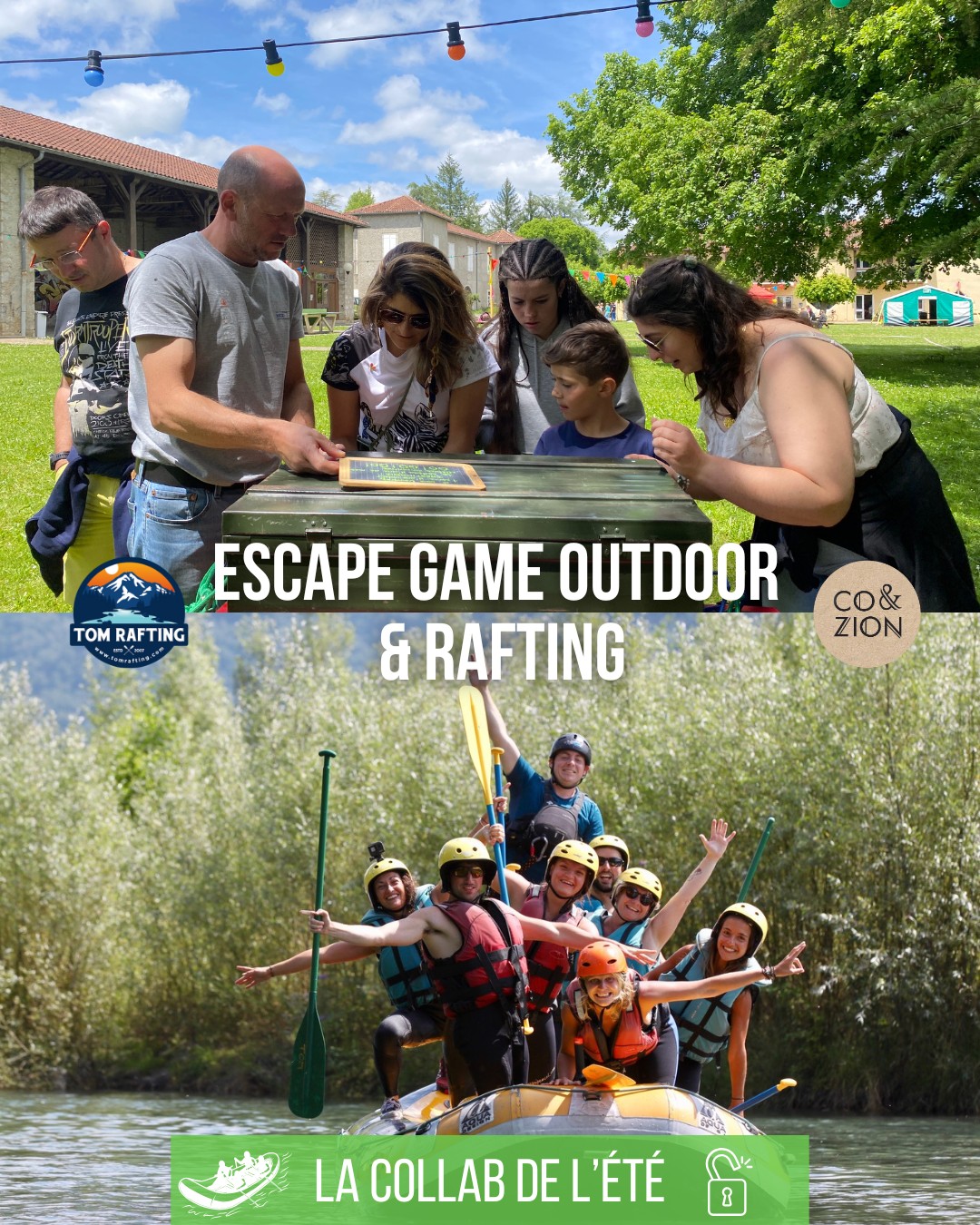 Escape Game et Rafting ! - Tom Rafting